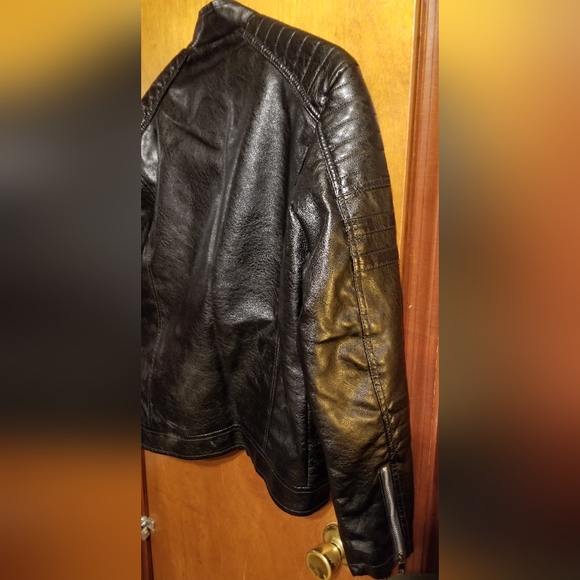 BO Katie Seth | Jackets & Coats | Bo Katie Seth Bomber Leather Jacket ...